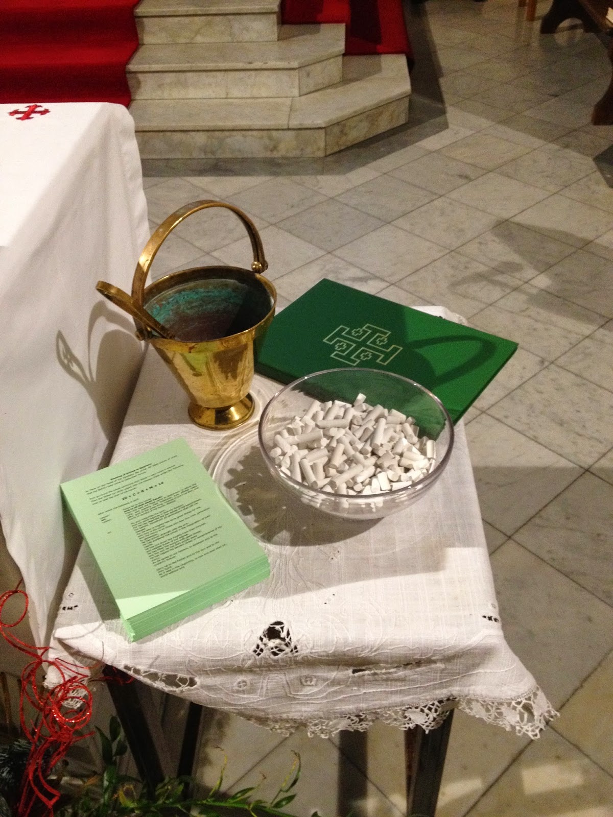 Mary and Joseph's Gem: BLESSING OF CHALK